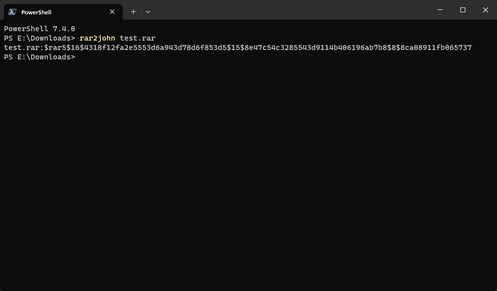 使用John和hashcat破解压缩包密码 | 激不起的涟漪