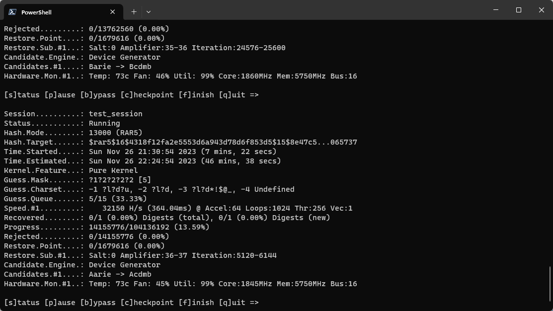 使用John和hashcat破解压缩包密码 | 激不起的涟漪